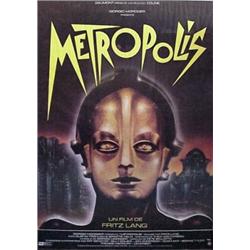 Movie Poster, METROPOLIS, French version (remake), 1984, color poster ...