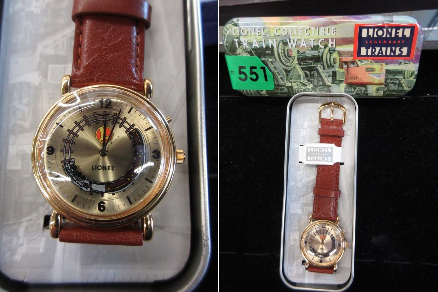 Lionel Collectible Train Watch - Moving Train