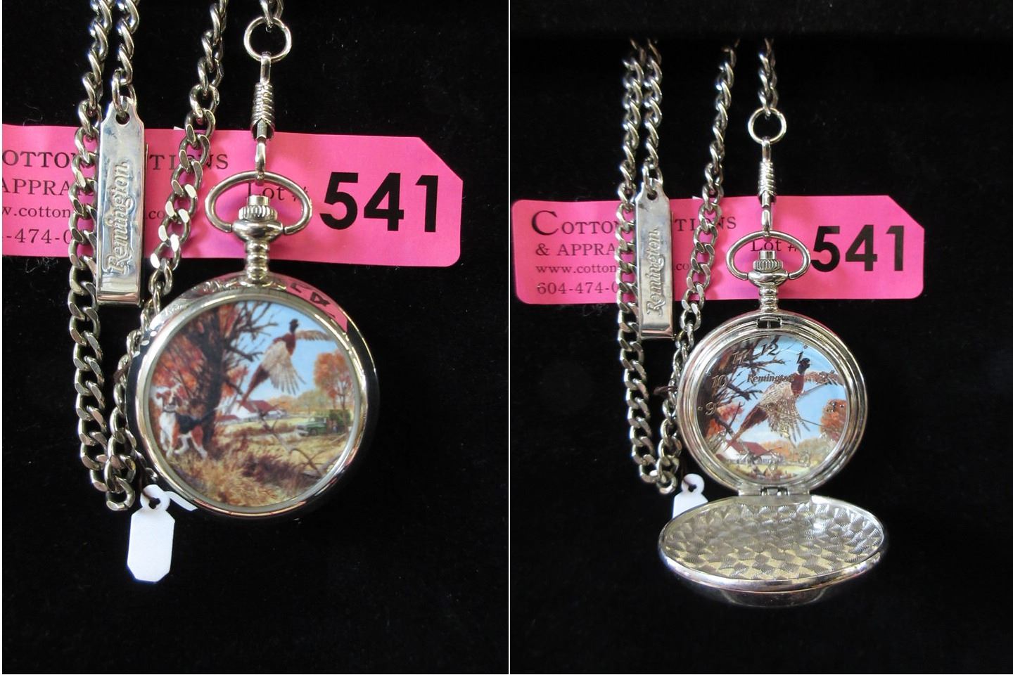 Remington Pocket Watch with Fob