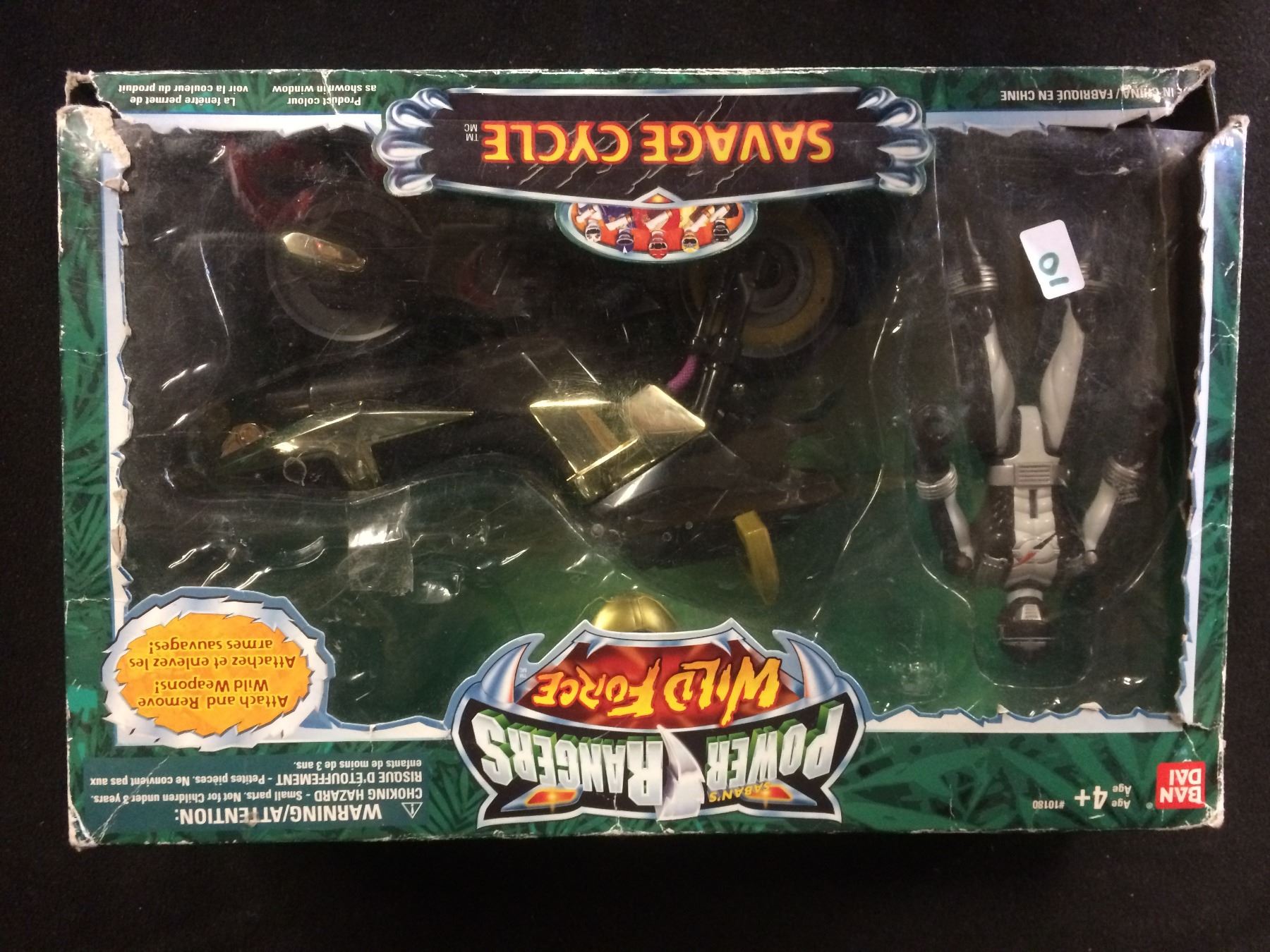 POWER RANGERS WILD FORCE RED SAVAGE CYCLE IN BOX