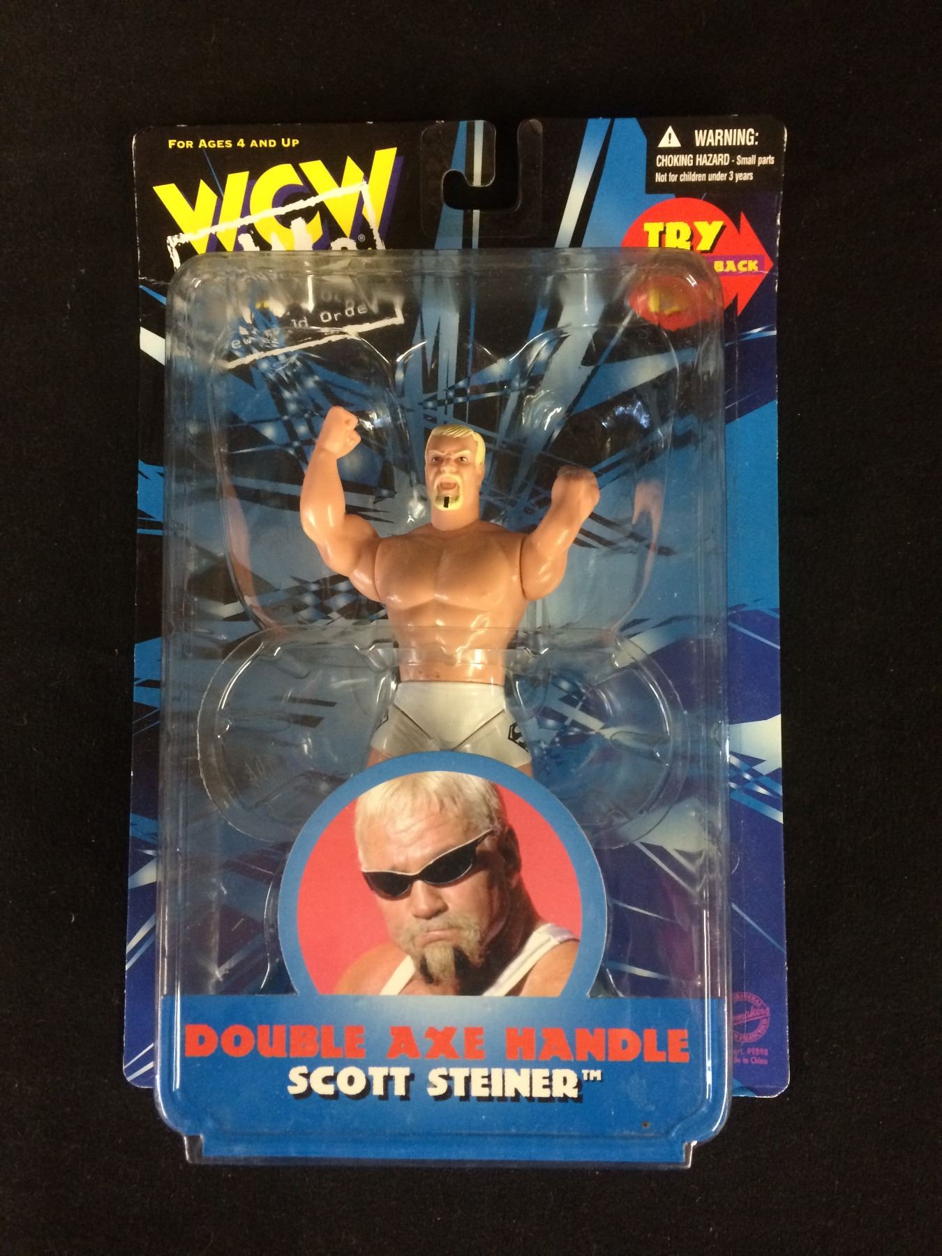 WCW/NWO DOUBLE AXE HANDLE SCOTT STEINER ACTION FIGURE