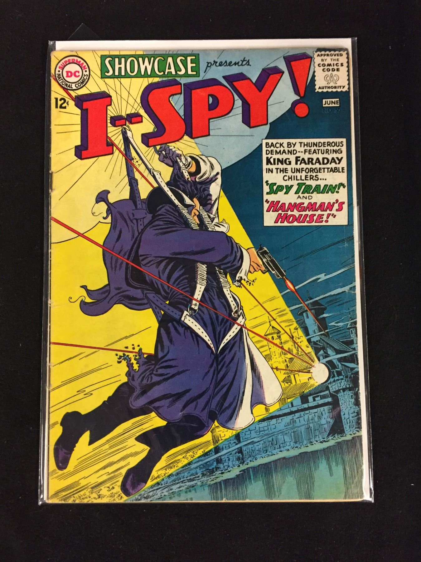 SHOWCASE #50 I-SPY! Classic DC Silver-Age Comic Book