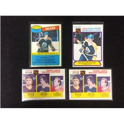 EARLY 1980s WAYNE GRETZKY CARD LOT