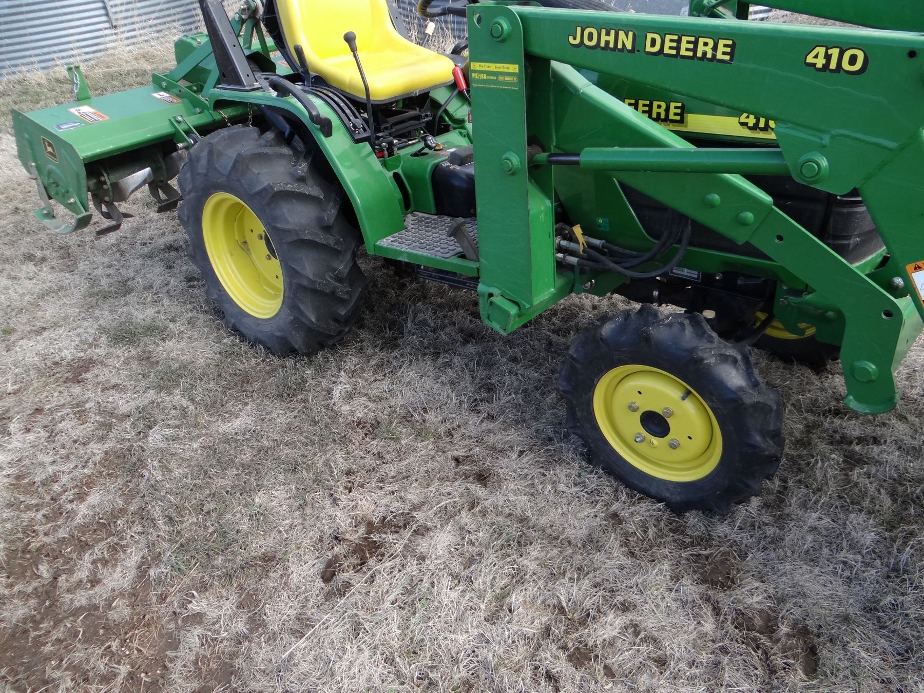 1998 JD 4100 tractor w/ JD 410 loader, Yanmar 3 cyl. diesel, 20 hp ...