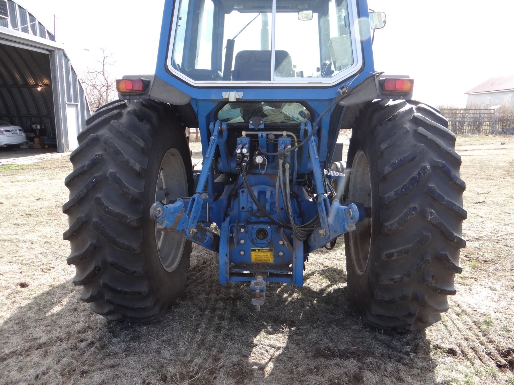 1993 Ford 8630 tractor w/Woods DuAl 275 loader, 120 pto hp, 1706 actual ...