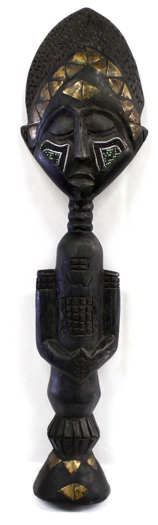 African Carved Wood Fertility God