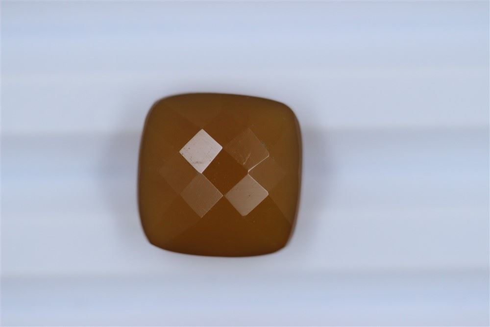 13.65ct Yellow Chalcedony Cushion cut