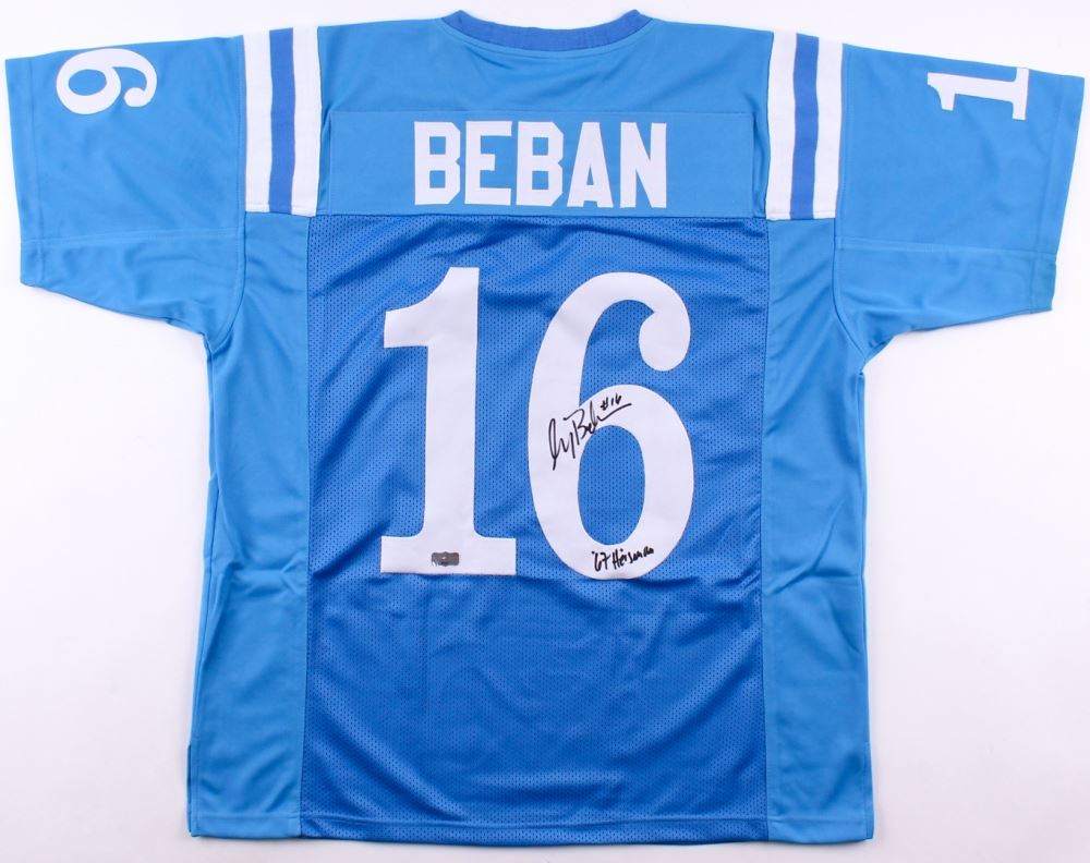 Gary Beban Signed UCLA Jersey Inscribed "67 Heisman" (Radtke COA)