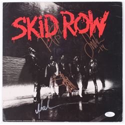 Skid Row "Skid Row" 12x12 Album Cover Signed by (4) With Rachel Bolan ...