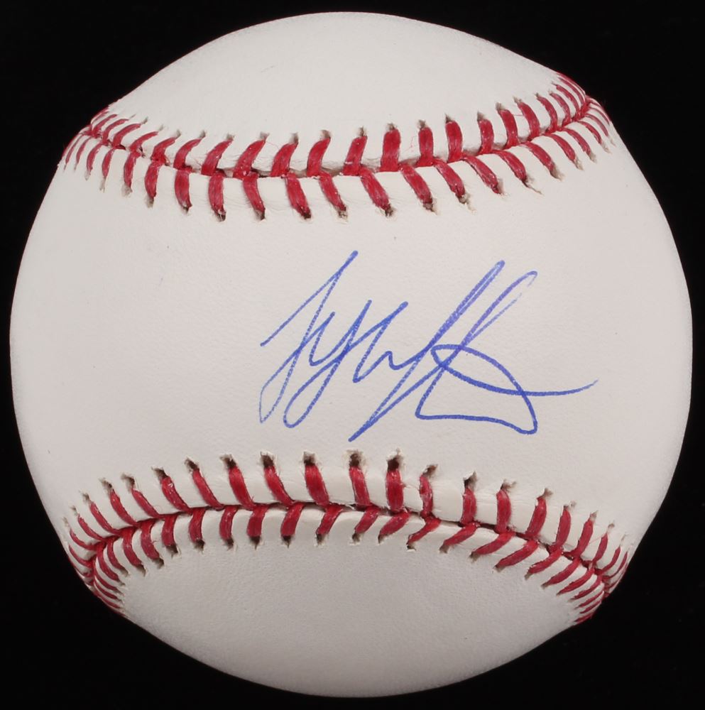 Tyler Austin Signed OML Baseball (MAB Hologram)