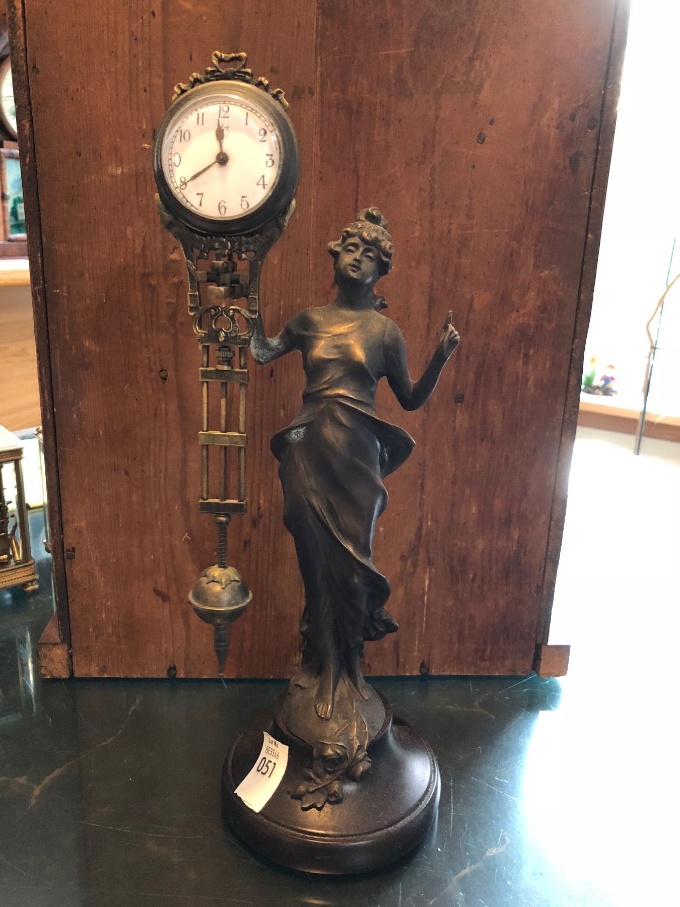 Lady Statue Clock
