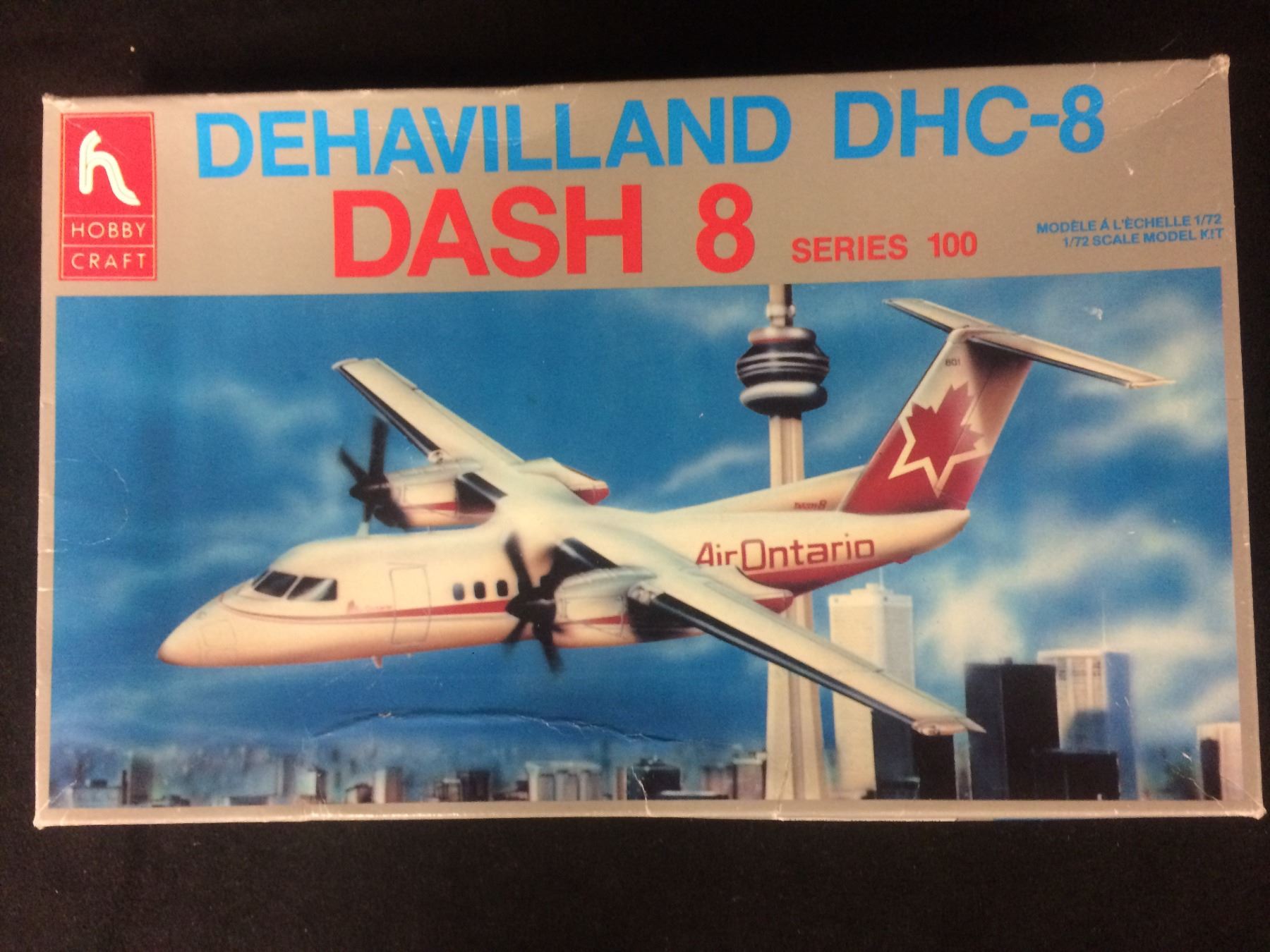 HOBBY CRAFT DEHAVILLAND DCH-8 DASH 8 SERIES 100 1:72 UNASSEMBLED MODEL ...