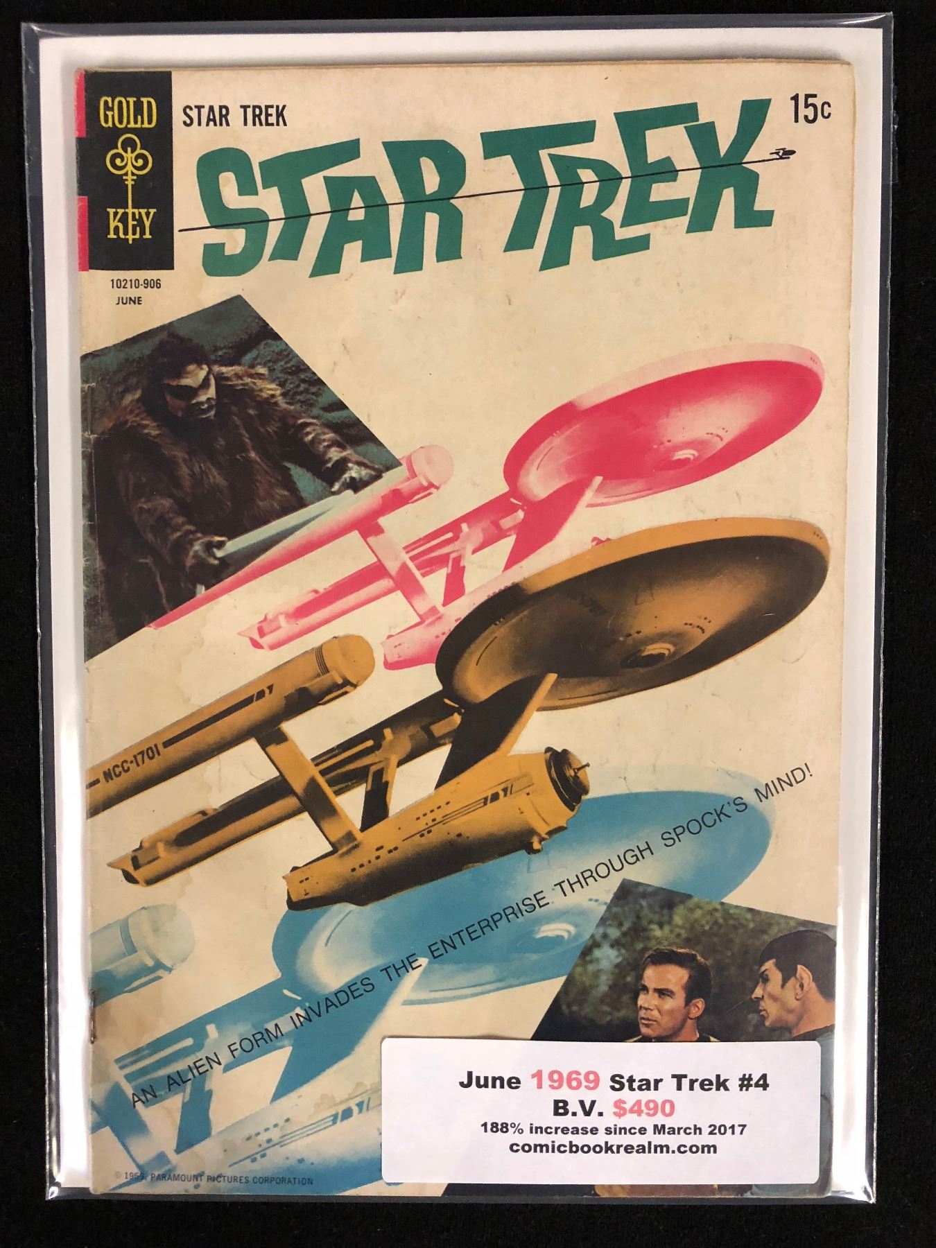 1969 STAR TREK #4 (GOLD KEY COMICS)