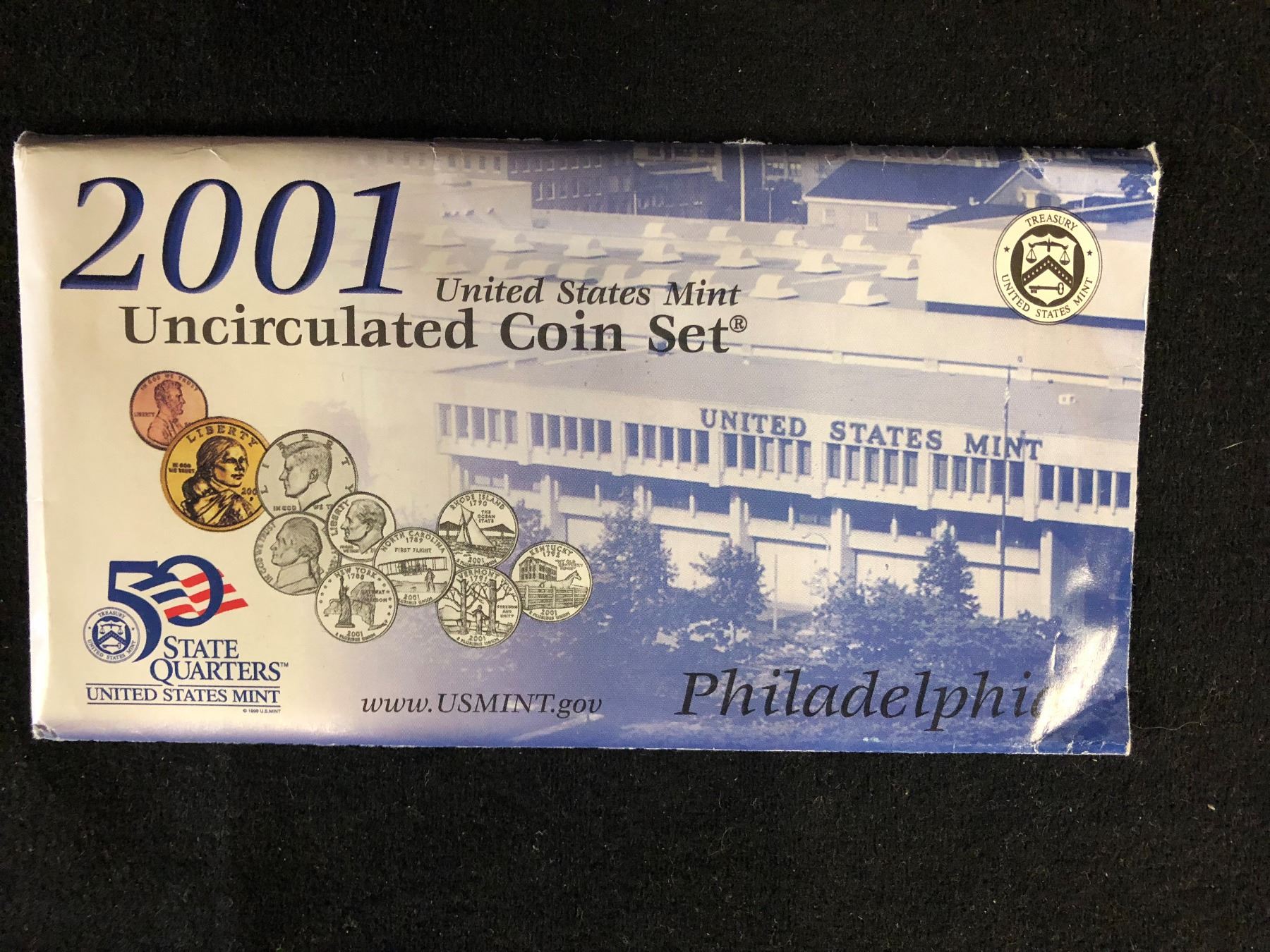 2001 PHILADELPHIA UNCIRCULATED COIN SET