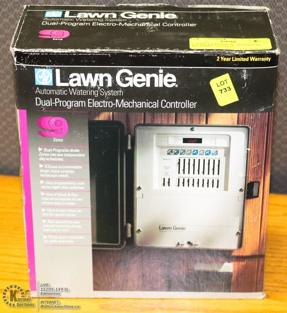 9 ZONE LAWN GENIE AUTOMATIC WATERING SYSTEM