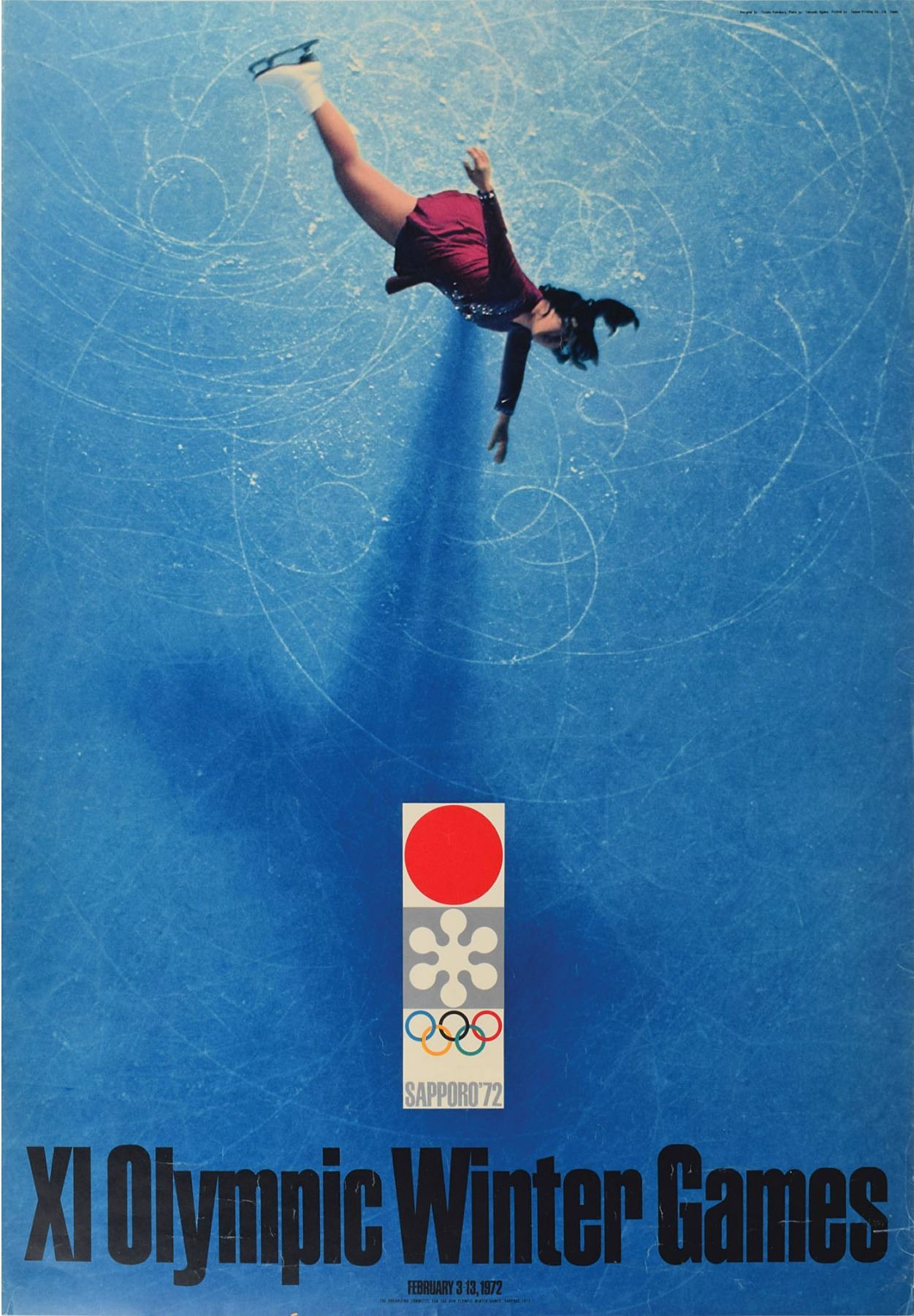 Sapporo 1972 Winter Olympics Poster