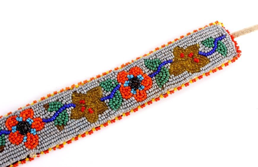 Crow Native American Indian Floral Beaded Belt