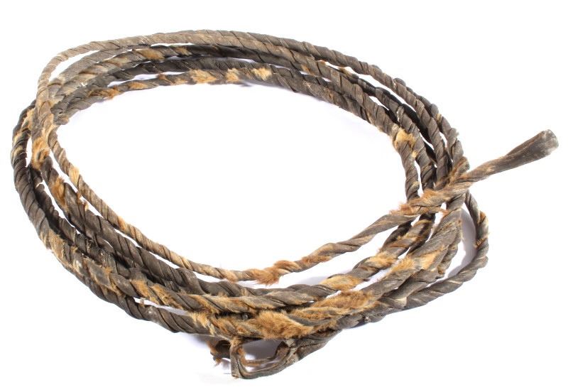 Unusual Rawhide Braided Lariat
