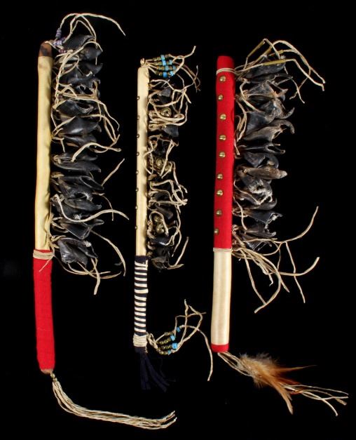 Native American Dew Claw Dance Rattles