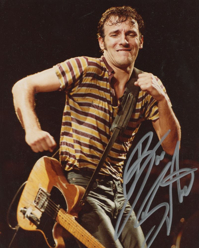 Bruce Springsteen Signed 8x10 Photo (JSA LOA)