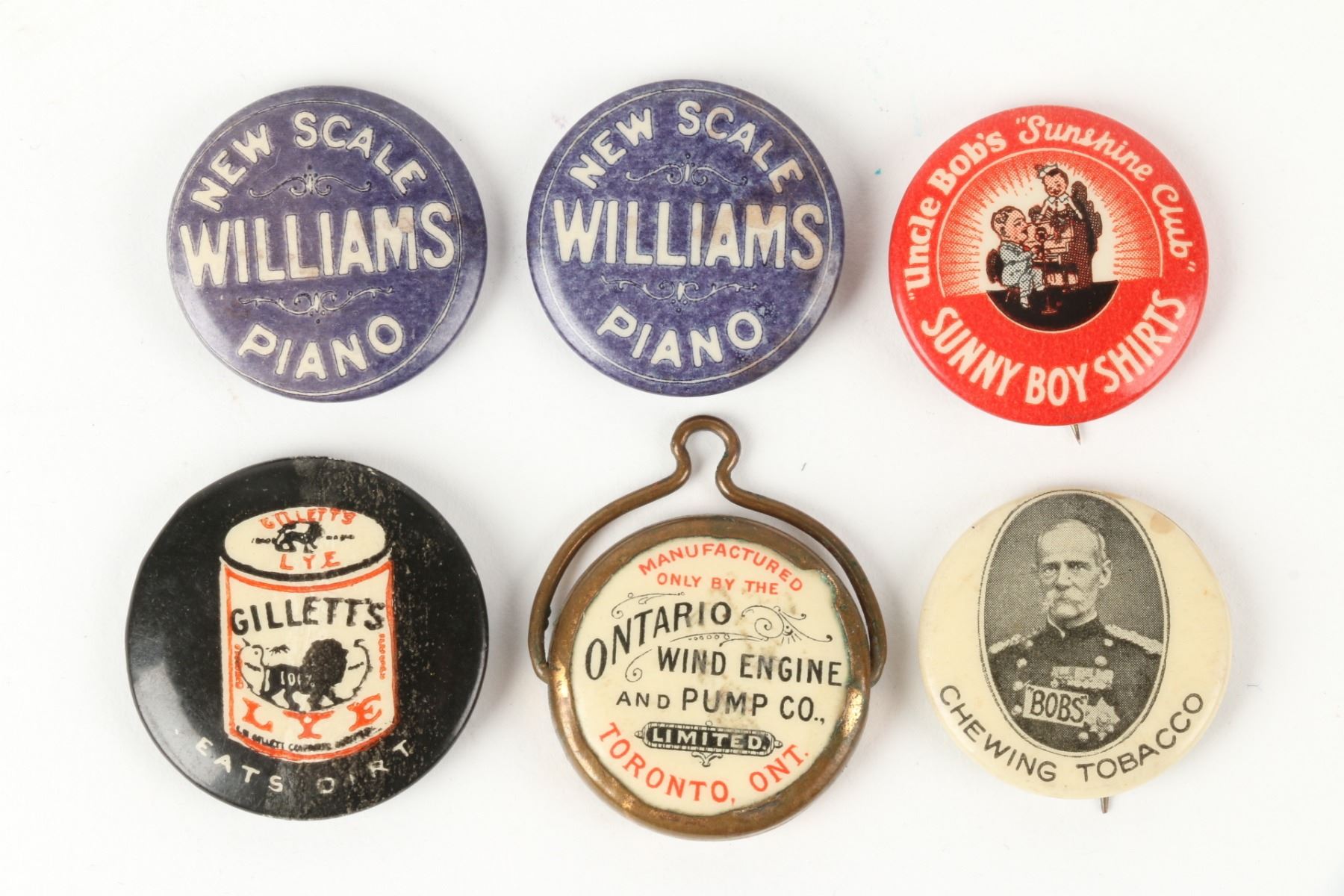 Early Celluloid Advertising Novelties