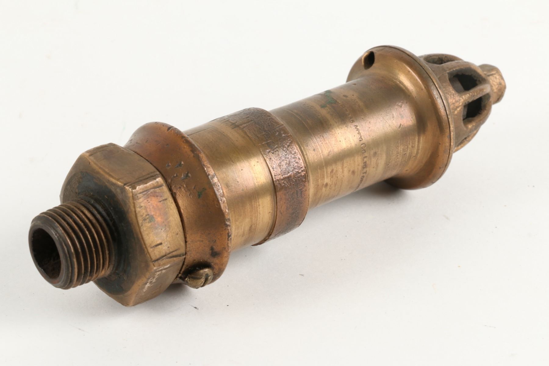 Brass Steam Whistle & Valves