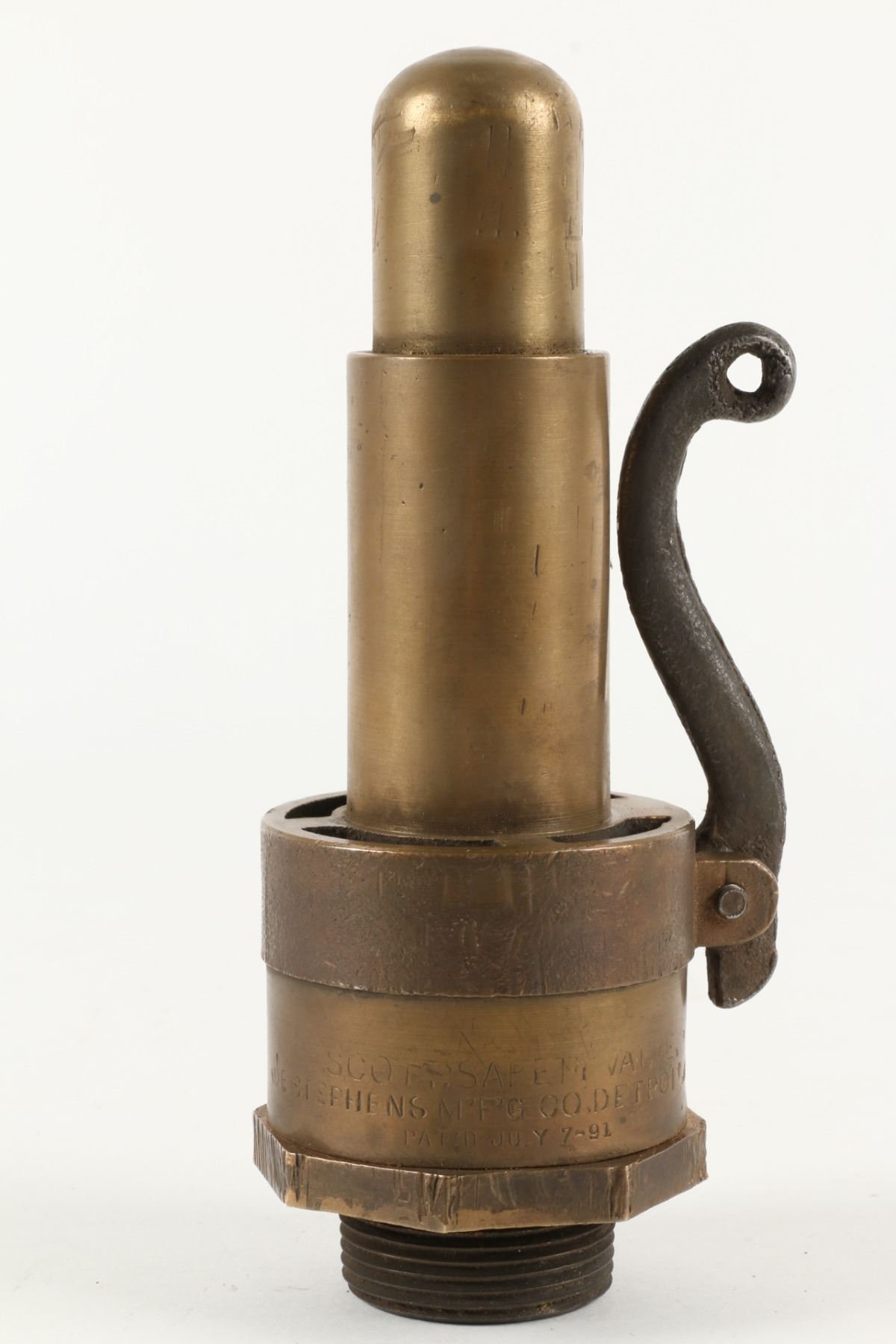 Brass Steam Whistle & Valves