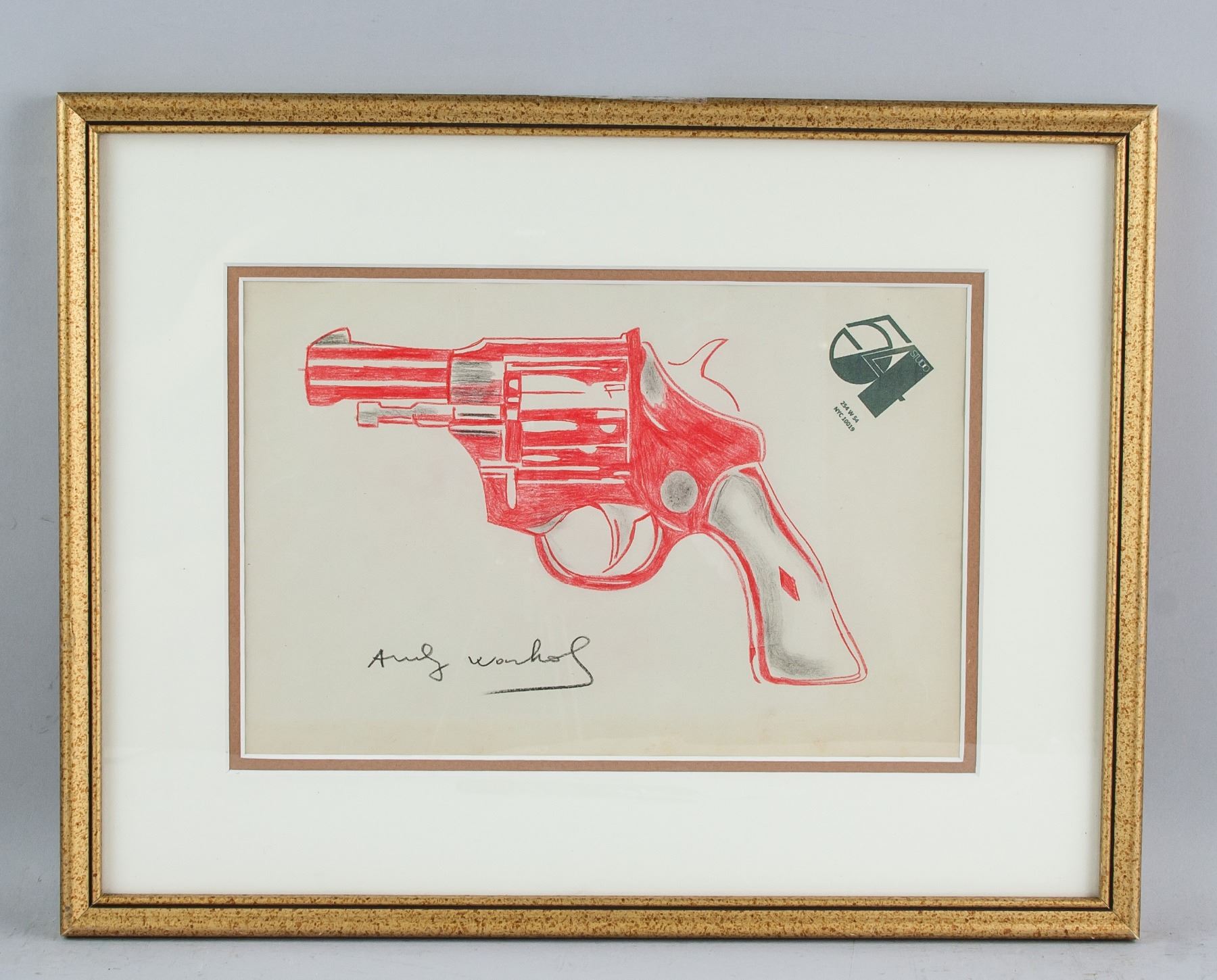 ANDY WARHOL American 1928-1987 Crayon Gun
