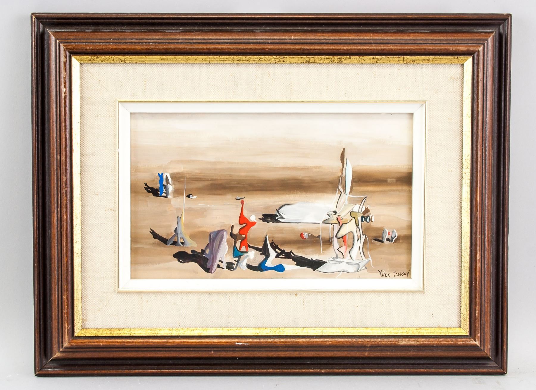 YVES TANGUY French 1900-1955 Goauche Surrealist