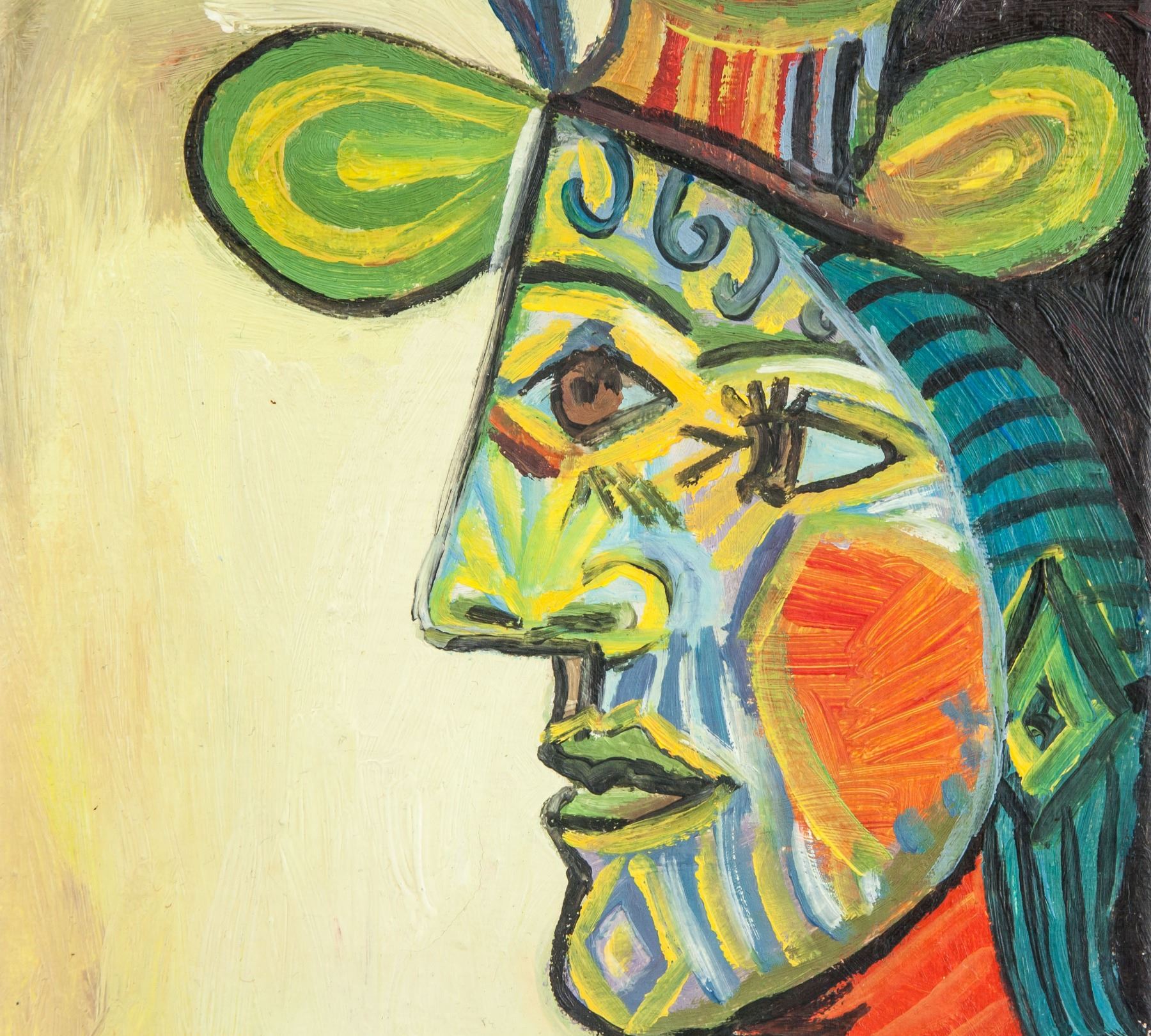 Pablo Picasso Spanish 1881 1973 Oil Portrait