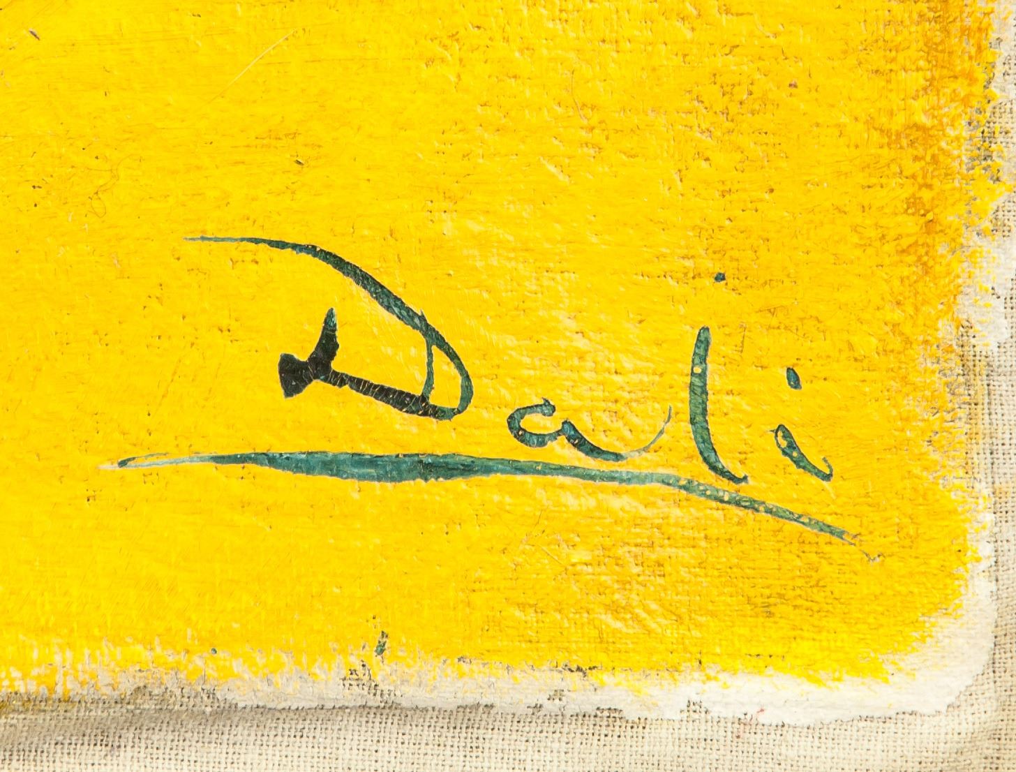 SALVADOR DALI Spanish 1904-1989 Oil Surrealism