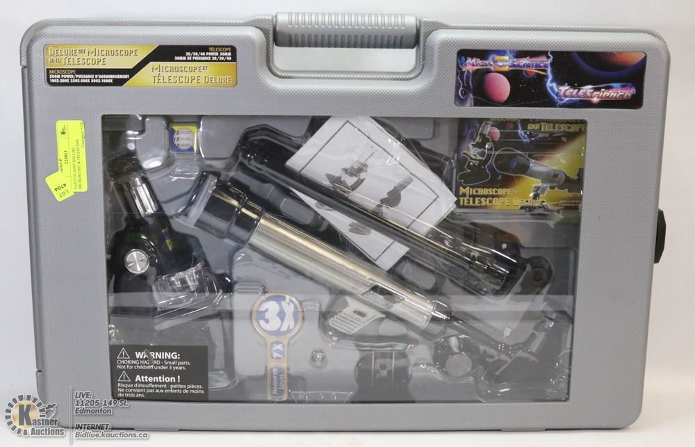 EASTCOLIGHT DELUXE MICROSCOPE & TELESCOPE