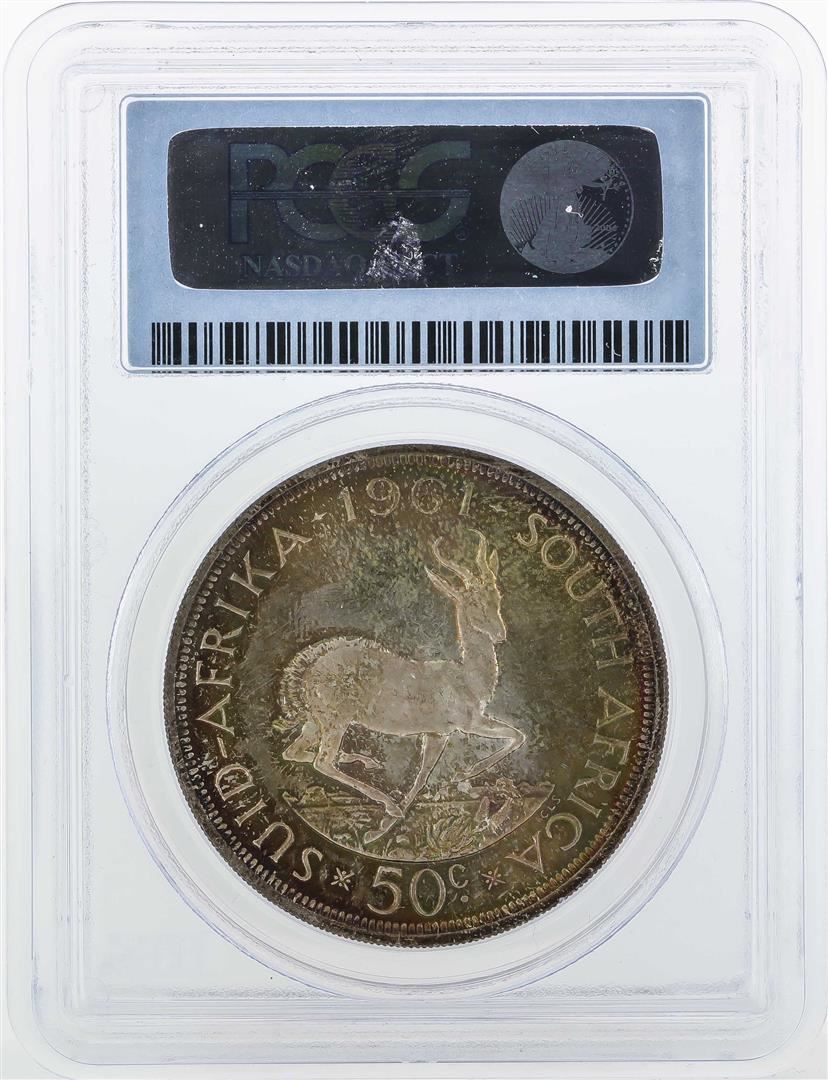 1961 South Africa 5C Coin PCGS PL67