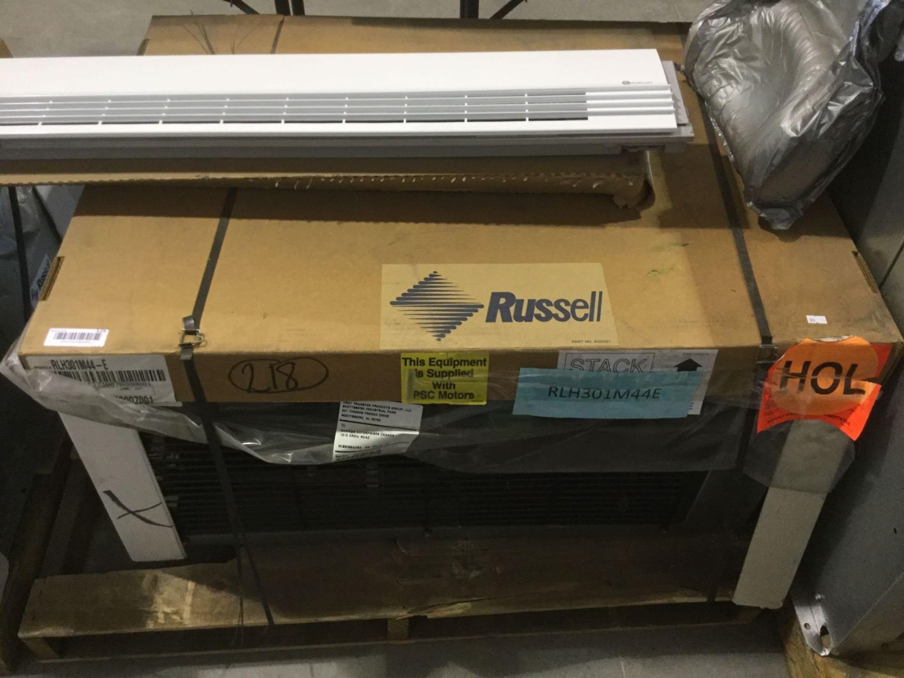 NEW Russell Model RLH301M44-E. Condenser Unit in crate