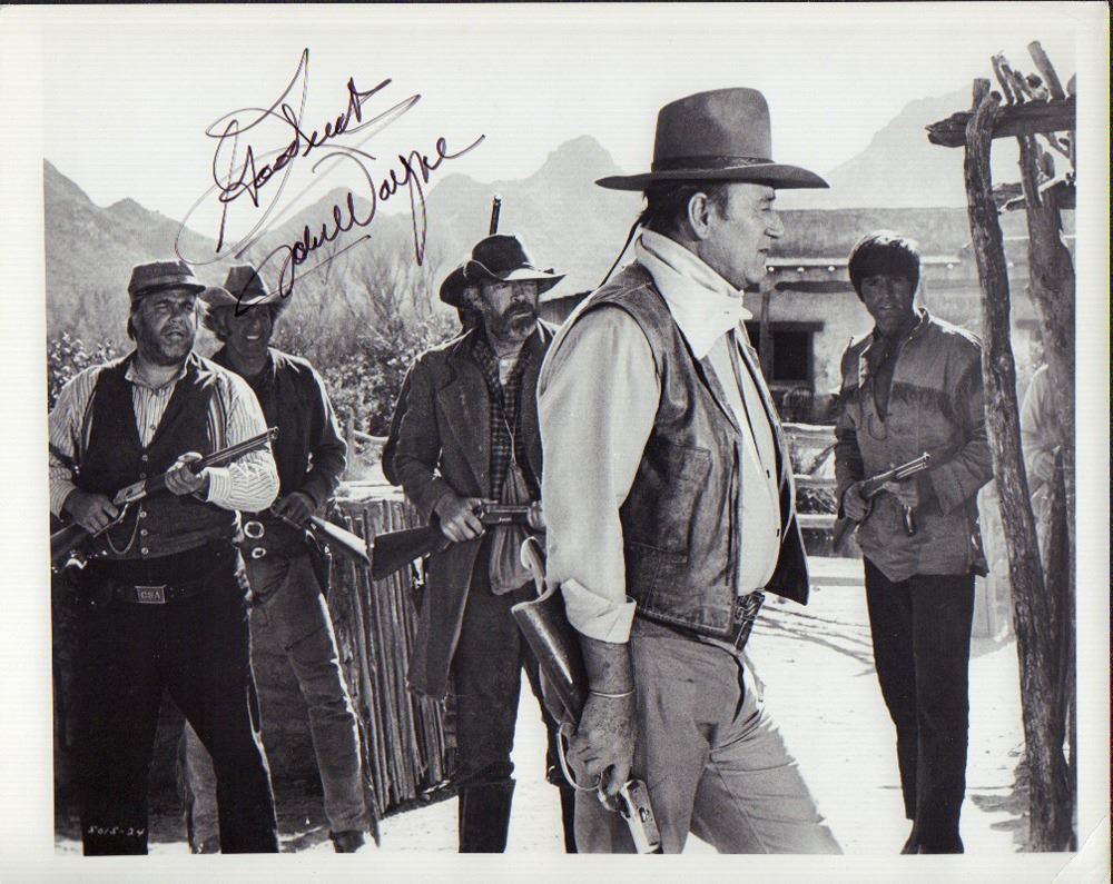 John Wayne Signed Original 8x10 Rio Lobo Press Photo