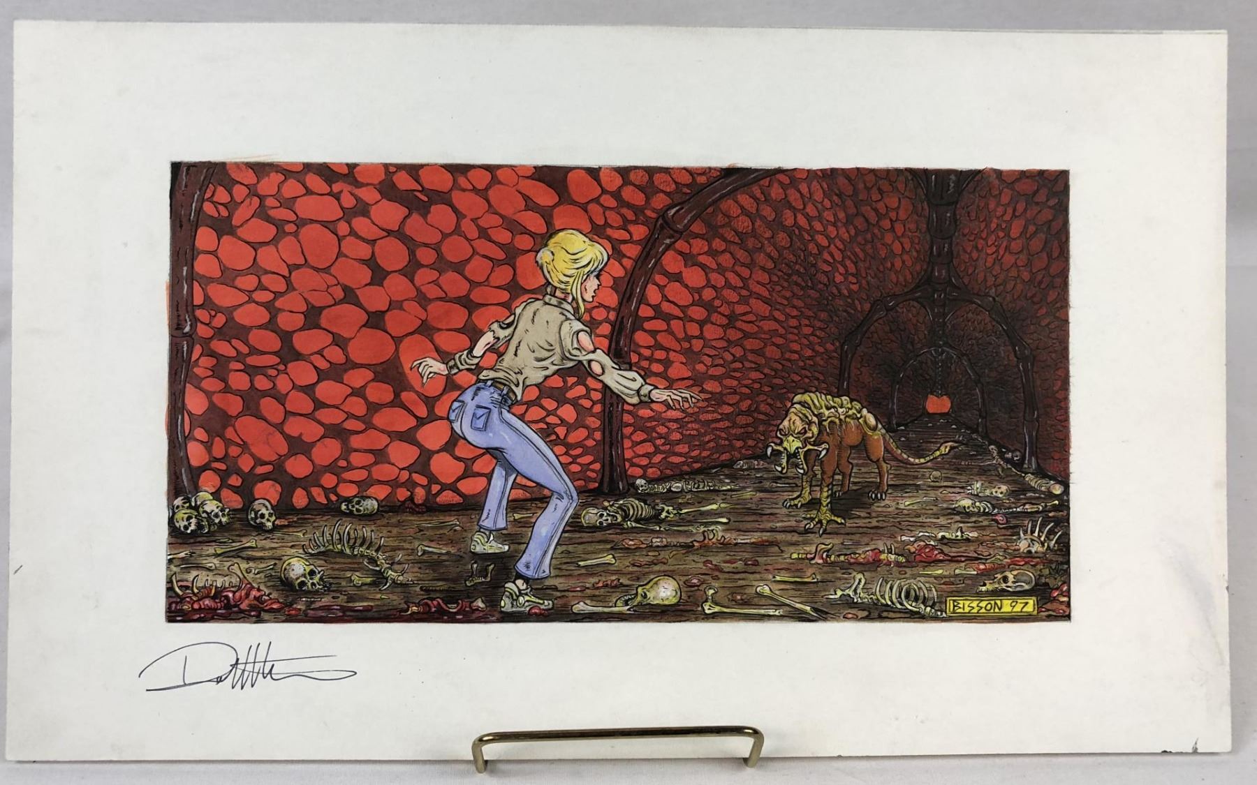 Wishmaster (1997) - Djinn Dog & Alexandra Color Concept Art