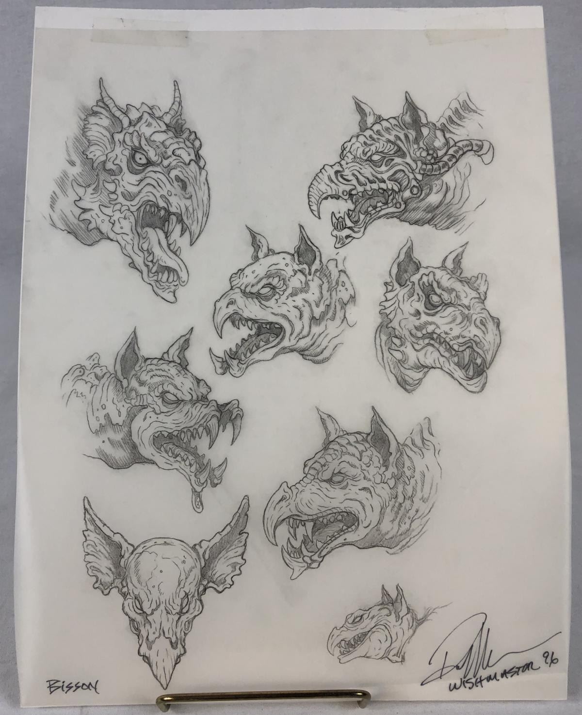 Wishmaster (1997) - Creature Head Concept Artwork