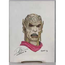 Wishmaster (1997) - Djinn Head Color Concept Artwork