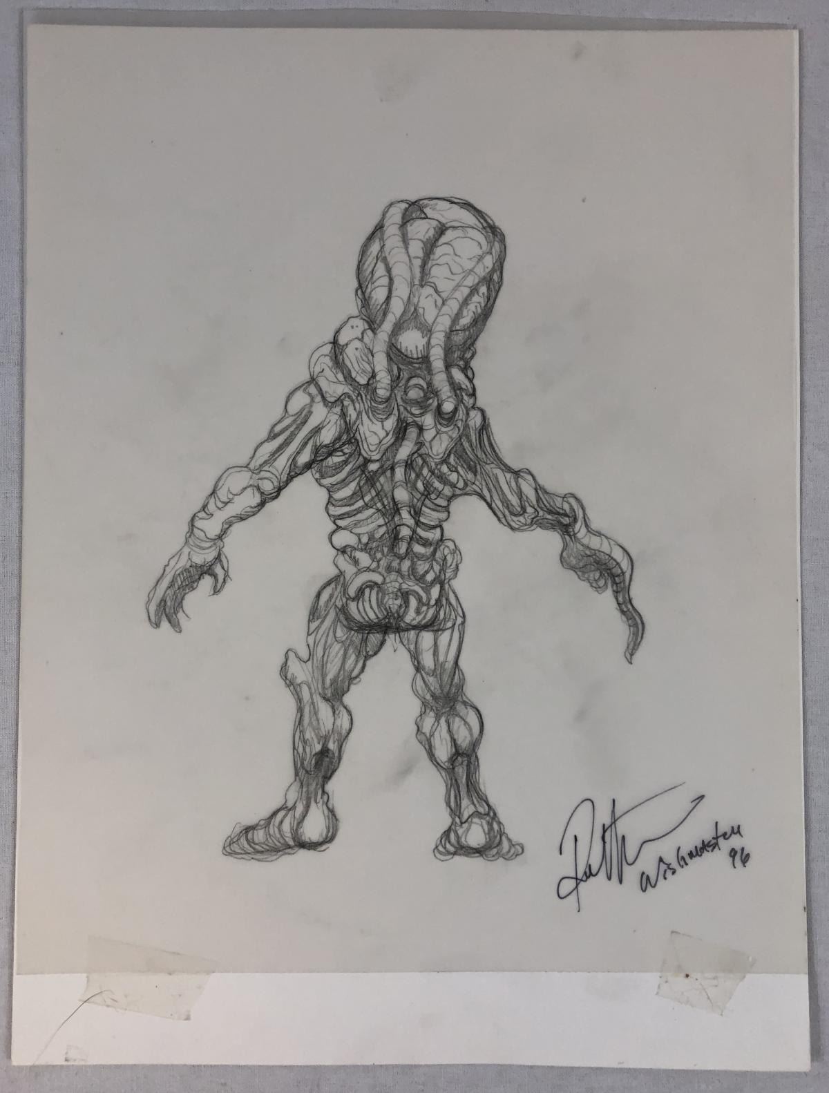 Wishmaster (1997) - Djinn Baby Concept Artwork Lot B