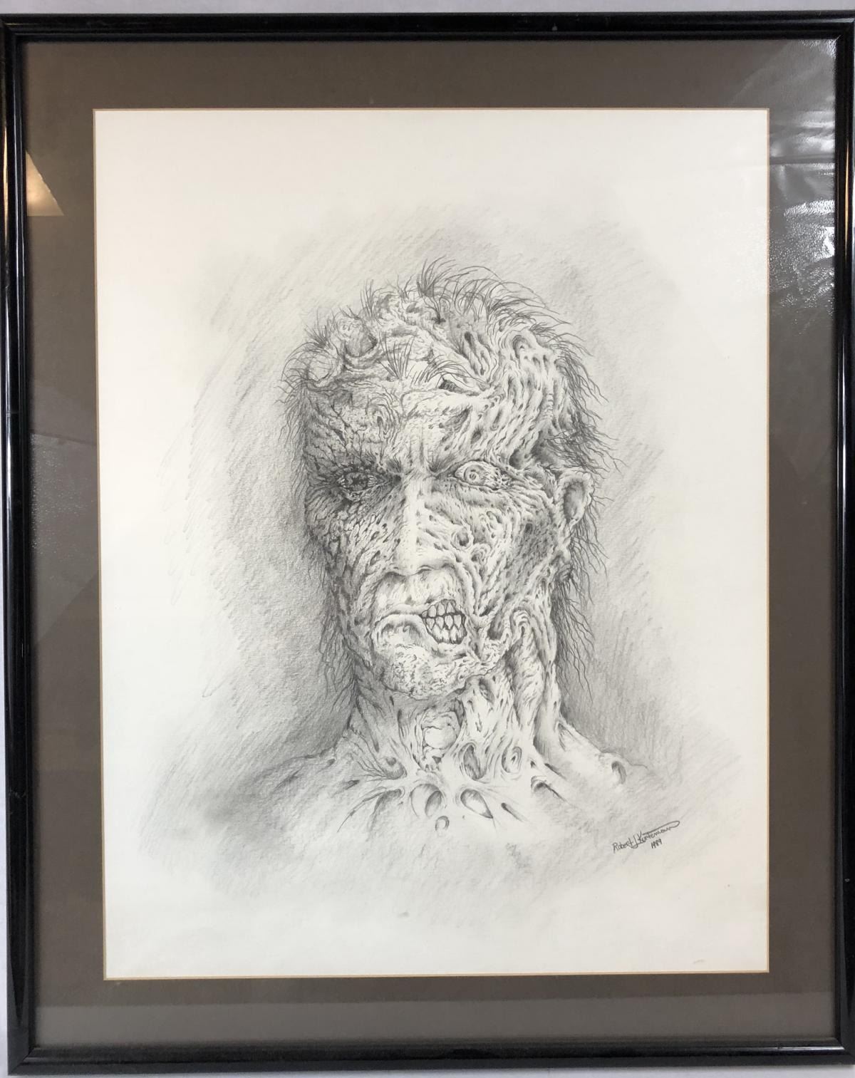 Darkman (1990) - Original Darkman Concept Art by Robert Kurtzman