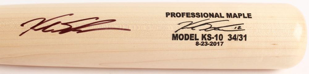 Kyle Schwarber Signed Dinger Player Model KS-10 Baseball Bat (Schwartz COA)