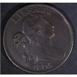 1805 DRAPED BUST LARGE CENT XF-AU