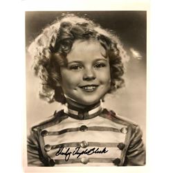 SHIRLEY TEMPLE AUTOGRAPHED 8" X 10" PHOTO