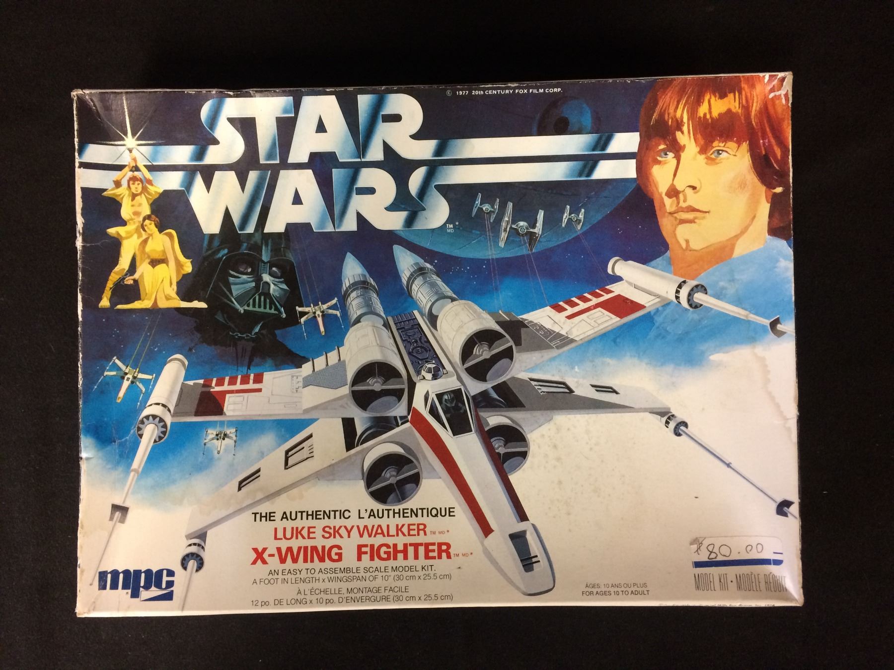 MPC STAR WARS LUKE SKYWALKER X-WING FIGHTER MODEL KIT