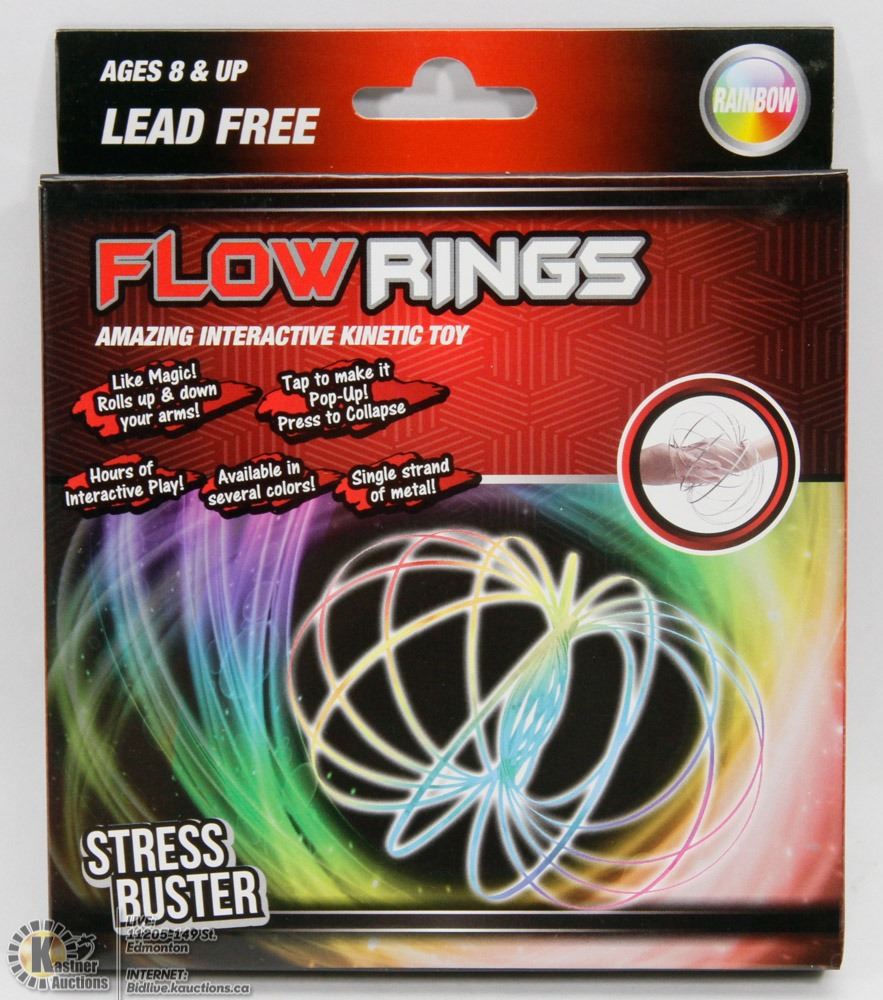 NEW FLOW RINGS: AMAZING INTERACTIVE KINETIC TOY