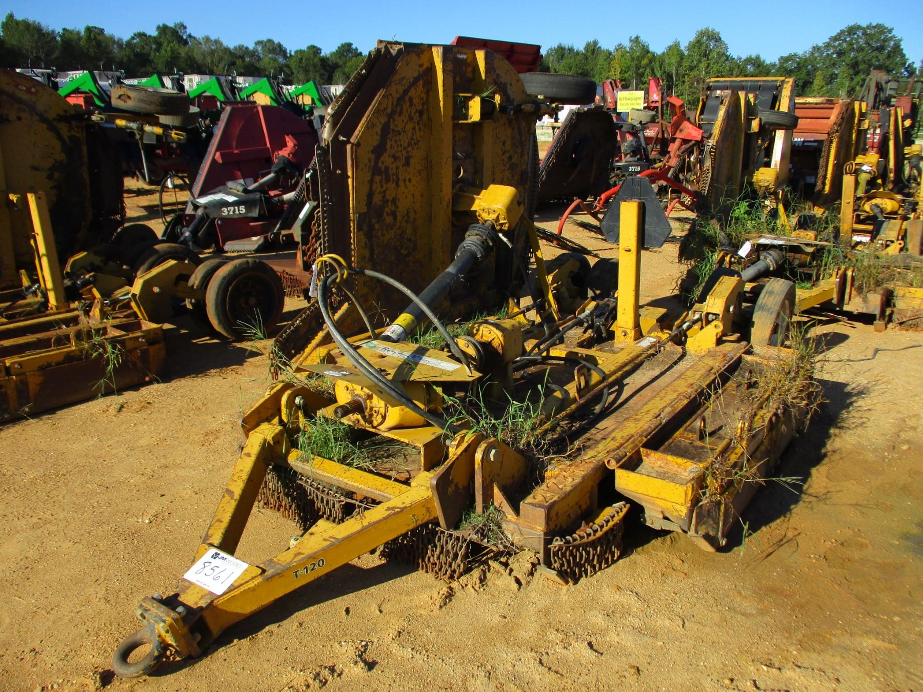 BUSH-WACKER T120 OFFSET MOWER, (COUNTY OWNED), (C2) - J.M. Wood Auction ...