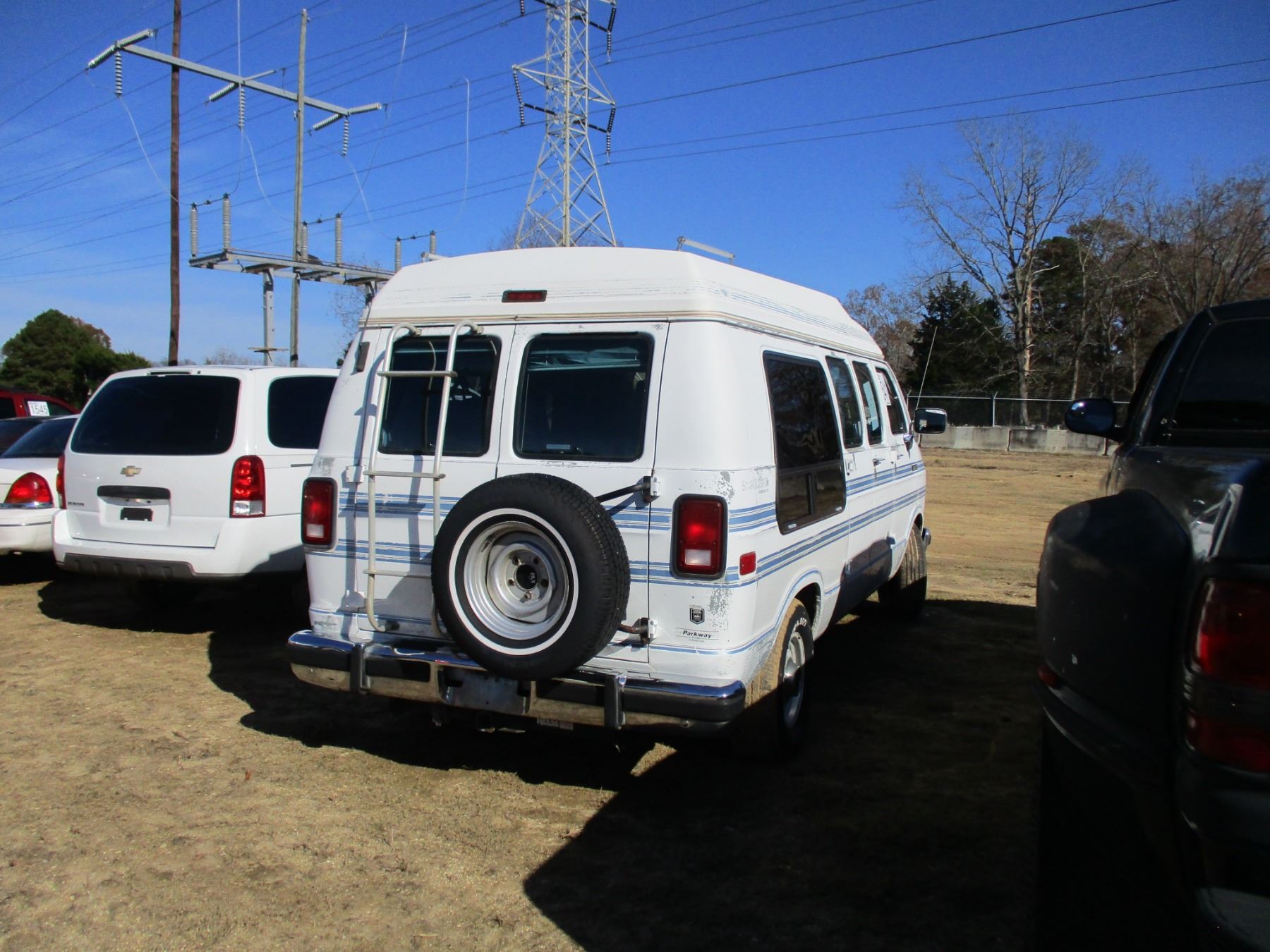 1992 DODGE RAM 250 VAN, VIN/SN:2B6HB21Y7NK167964 - GAS ENGINE, A/T ...