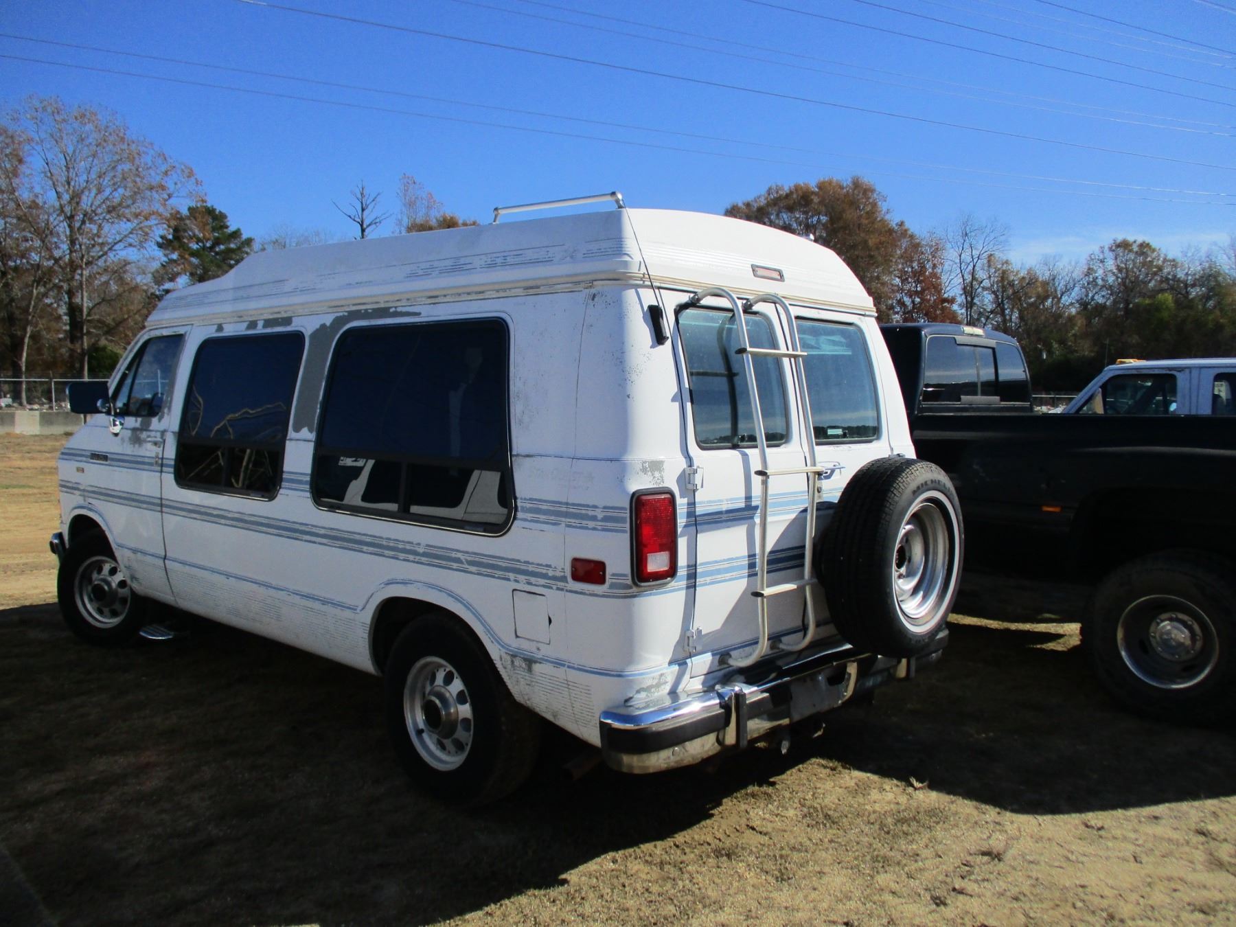 1992 DODGE RAM 250 VAN, VIN/SN:2B6HB21Y7NK167964 - GAS ENGINE, A/T ...