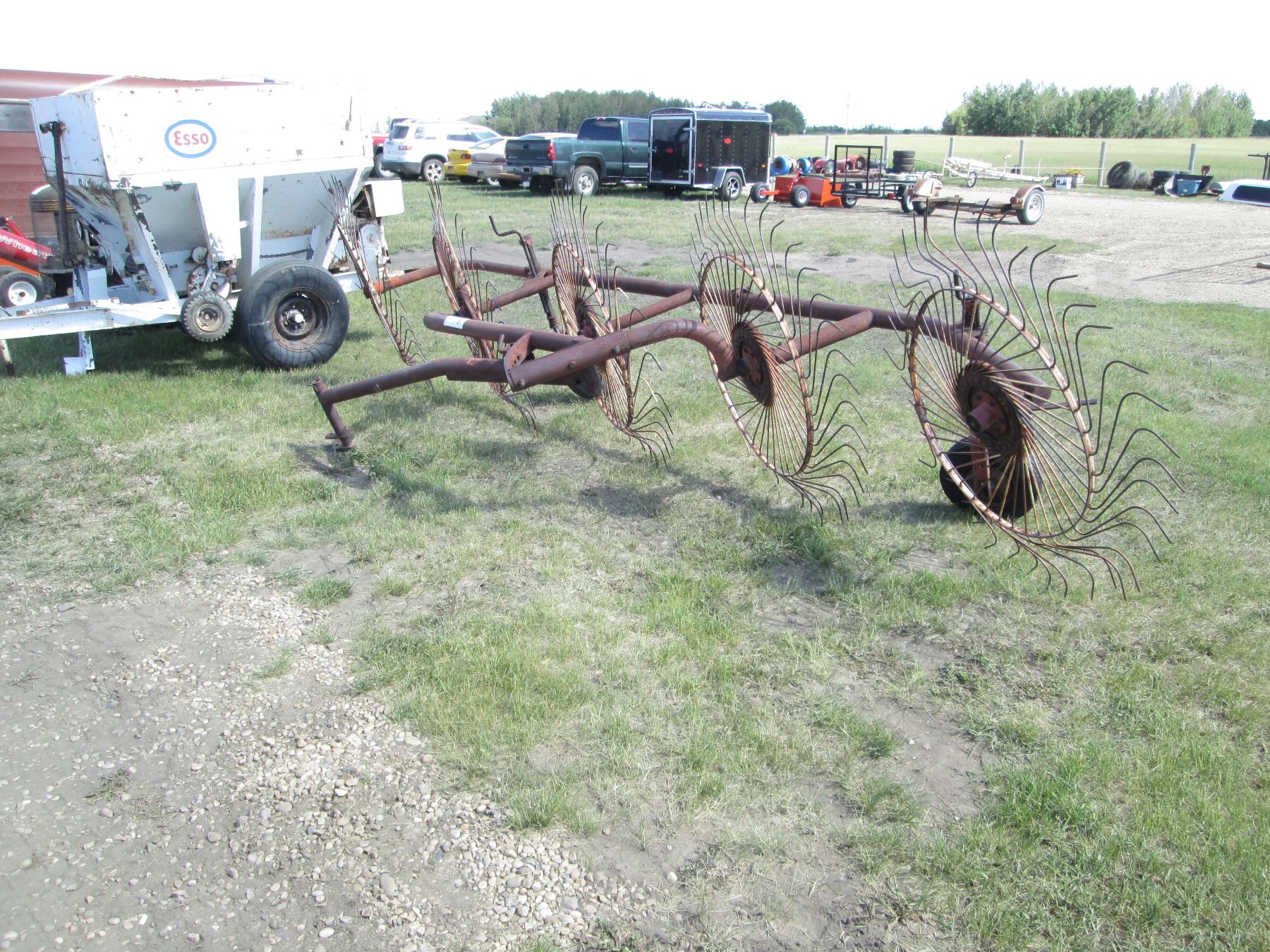 5 WHEEL VICON HAY RAKE