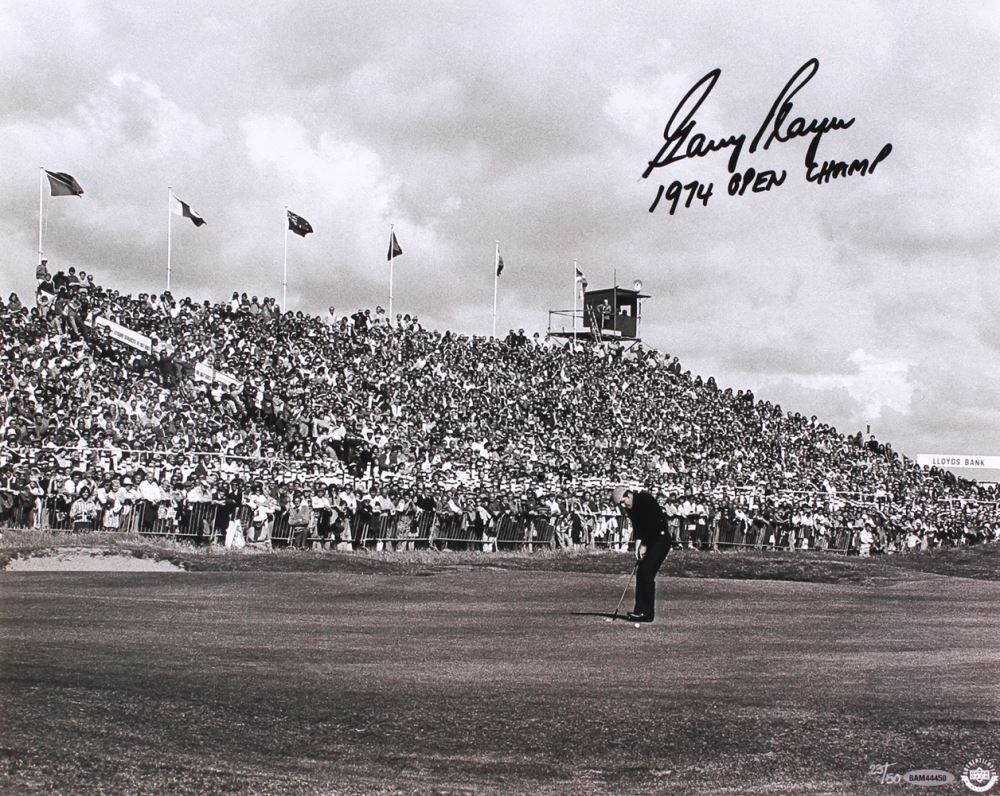 Gary Player Signed LE "Putting For The Win" 16x20 Photo Inscribed "1974 ...